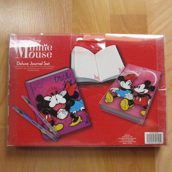 Disney | Other | Disney Minnie Mouse Deluxe Journal Set | Poshmark